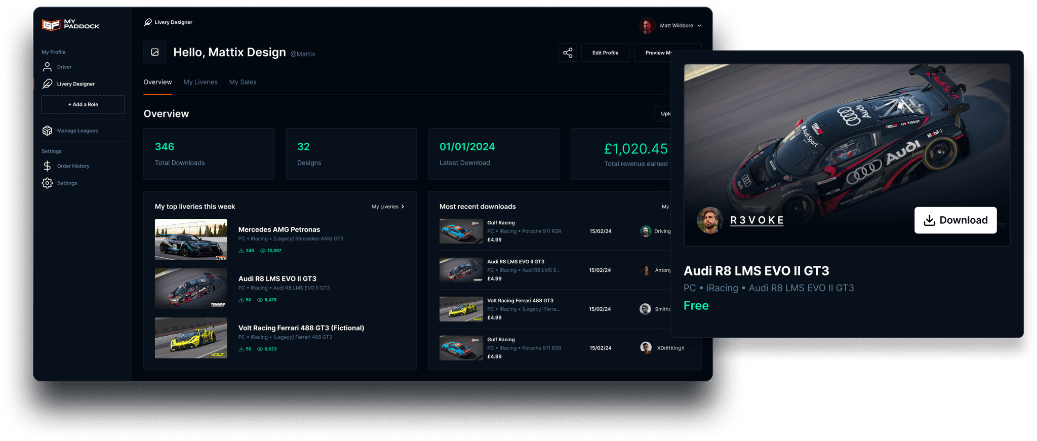 Sim Racing Customization | Find Liveries for Sim Racing